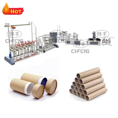 China Multi-Layer Eco-Friendly Paper Tube Winding Machine with PLC Control System for Textile Industry for sale