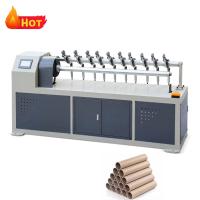 China High Precision Kraft Paper Core Tube Cutting Machine Spiral Cardboard Pipe Core Making Cutter Machine for sale