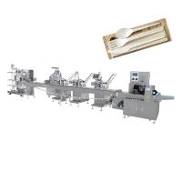 China Price Disposable Spoon Knife Fork Wet Wipe Counting Packing Making Machine Factory for sale