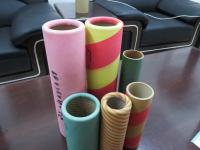 China POY DTY Paper Tube Textile Cores Packing Cores Curling Grooving Grinding MakingMachine for sale