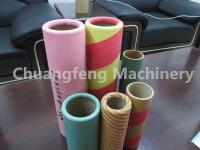 China POY DTY Paper Tube Tube Core Curling Notching Grooving Machine Core Yarn 30 Pcs/min Production Capacity for sale