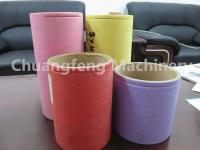 China POY DTY Paper Tube Tube Core Curling Notching Grooving Machine Core Yarn 30 Pcs/min Production Capacity for sale