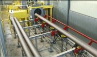 China Custom Sandblasting Room for Steel Pipe Surface Treatment - 15000×8000×6000mm Chamber, 10 Ton Capacity, 69kW Power for sale