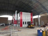 China Yutong Bus Paint Room Diesel Heating Spray Booth System - 15000×5000×5000mm Internal Dimensions, 140KW Total Power for sale