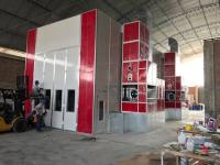 China Yutong Bus Paint Room Diesel Heating Spray Booth System - 15000×5000×5000mm Internal Dimensions, 140KW Total Power for sale