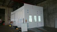 China PLC Control Bus Spray Booth 15000×5000×5000mm with 140KW Power and 98% Air Filtration Efficiency for sale