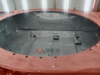 China Customized Tank Spray Booth 9500x6500x3500mm with 48KW Power and 400 LUX Lighting for Military Paint Applications for sale