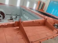 China Industrial Paint Booth 9500×6500×3500mm with 48KW Power and 80℃ Heating Capacity for Large Equipment Coating for sale