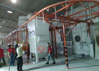 China Electrostatic Powder Coating Line for Aluminum Profiles - 1500x400mm Workpiece Size, 2-5m/min Conveyor Speed for sale