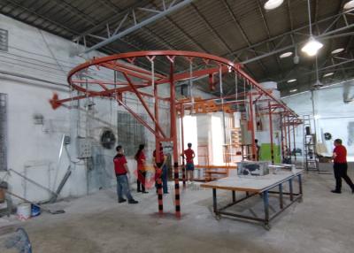 China Automated Powder Coating System with 33kW Power, 1500x400mm Workpiece Capacity for Industrial Applications for sale