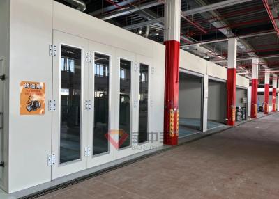 China PLC-Controlled Auto Metal Sheet Paint Spraying Production Line with Italian Gas Burner Heating System for sale