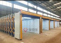 China Telescopic Painting Booth For Large And Long Metal Workpiece for sale