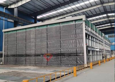 China Retractable Heavy Machinery Painting Booth For Customized Metal Workpiece for sale