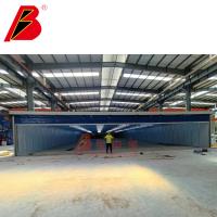 China Retractable Heavy Machinery Painting Booth For Customized Metal Workpiece for sale