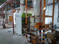 China Automated Powder Coating Line for Metal Parts 1500x400mm 380V 33kW for sale