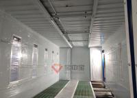 China Portable Swing-Style Side Open Spray Booth 7100-10800mm Length with 50mm EPS Insulation and Camera System for sale
