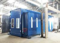China Portable Swing-Style Side Open Spray Booth 7100-10800mm Length with 50mm EPS Insulation and Camera System for sale