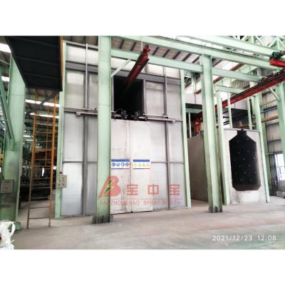 China Professional Steel Profile Spraying Room & Paint Spray Booth with PLC Control for Industrial Coating Applications for sale