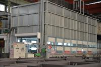 China Industrial Steel Structure Paint Booth with PLC Control System and Glass Observation Windows for Metal Fabrication for sale
