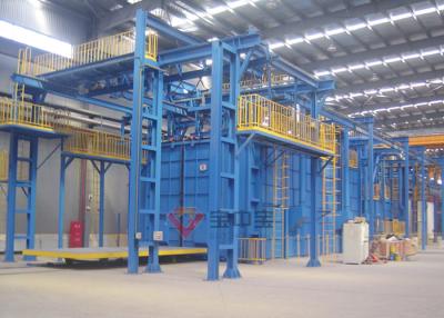 China Heavy Duty Construction Machinery Paint Booth 6m x 3m x 3m Custom Coating Line for sale