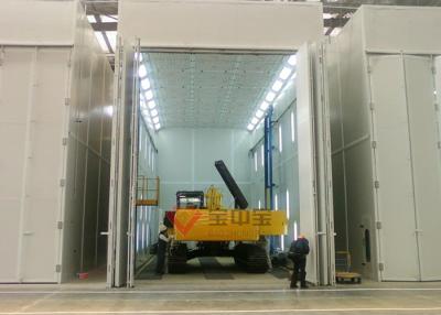 China Switch Style PLC Heavy Machinery Paint Booth 6m x 3m x 3m for Industrial Spray Enclosures for sale