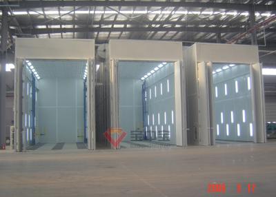 China PLC Touch screen Paint Booth For Construction Machinery Large Fabricated Parts for sale