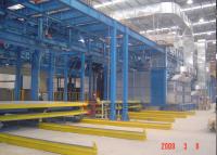 China PLC Touch screen Paint Booth For Construction Machinery Large Fabricated Parts for sale