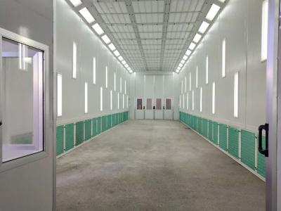 China Custom Bus Spray Booth & Baking Oven System 15000×5000×5000mm with 65KW Power and 80℃ Heating for sale