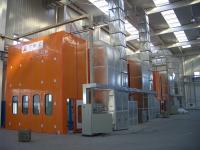 China Bus Painting Chamber Full Downdraft Spray Booth 15000x5000x5000mm 49KW for sale