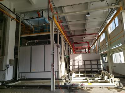 China Industrial Powder Coating Production Line 15000x5000x5000mm 49KW Automatic Painting System for sale