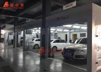 China Custom Auto Maintenance Spray Booth Line 6900×4000×2650mm with 48 Trolleys & Electric Rolling Doors for sale