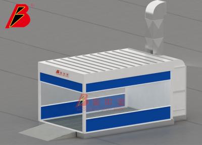 China BZB-6600 Electric Curtain Paint Prep Station 6400×4000×2650mm with 12000m³/h Air Flow and 9kW Power for sale