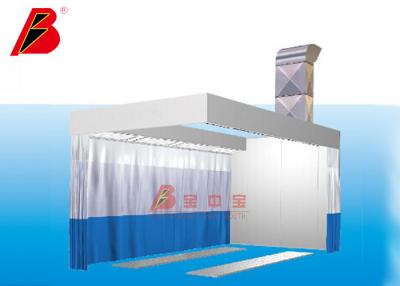 China BZB-6200 6.5kW Paint Prep Station with 6400×4000×2650mm Dimensions and PVC Curtain Walls for sale