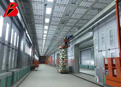 China BZB Brand Industrial Spray Painting Equipment with 50-150°C Oven Temperature & Custom Spray Booth Sizes for sale