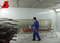 China Water Curtain Wood Furniture Paint Booth 12000x4500x4000mm with 360000 Kcal/h Heating and 34.5KW Power for sale