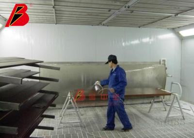 China Water Curtain Wood Furniture Paint Booth 12000x4500x4000mm with 360000 Kcal/h Heating and 34.5KW Power for sale