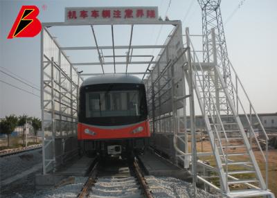 China 6900mm Shower Water Test Booth for Buses and Cars - 36.5KW Power with 186 Nozzle Spray System for sale