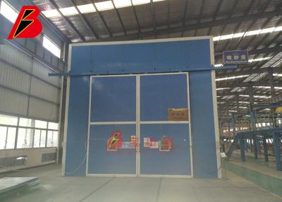 China Large Train Polishing Sandblasting Room 15000×8000×6000mm with 10-Ton Capacity and 69kW Power for sale