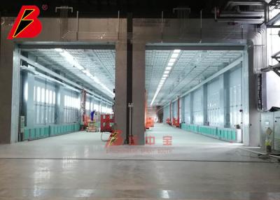 China Twins Style 60μm Large Dry Spray Booth System with Custom Sizing and 50-150°C Oven Temperature Range for sale