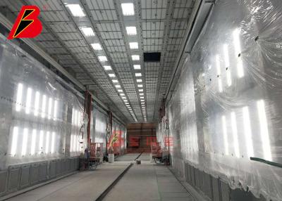 China Custom CE Certified Man Lift & Paint Booth System for Bus Truck Painting | 50-150°C Oven Temperature Range for sale