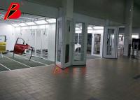 China Infrared Lamp Automotive Paint Booth Line with 6900×4000×2650mm Stations and 48 Trolley System for Car Service Shops for sale