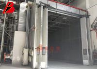 China Gas Heating Bus Paint Booth with Drive Through Doors 15000x5000x5000mm 49KW for sale