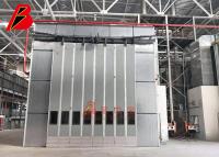 China Gas Heating Bus Paint Booth with Drive Through Doors 15000x5000x5000mm 49KW for sale
