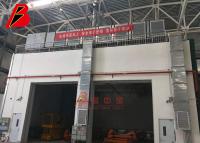 China Custom Bus Truck Electrostatic Industrial Spray Booth 15000×5000×5000mm with 49KW Power and 80℃ Heating for sale