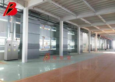 China 49KW Industrial Air Spray Booth 15000x5000x5000mm for Train & Aircraft Parts Painting Equipment for sale