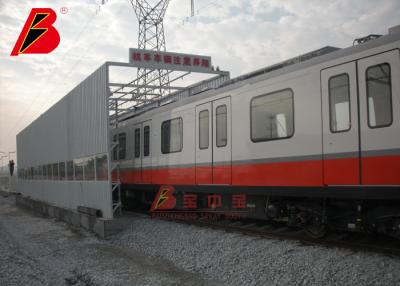 China 6900mm IP65 Water Test Room for Train Vehicle Water Sealing Testing with 625 Nozzles and 42KW Power for sale