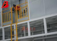 China Dig Ground Diesel Truck Container Baking 60um Industrial Paint Lines for sale