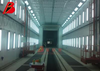 China Industrial Man Lift for Bus Truck Paint Booth 2.5m Minute Custom Spray Booth Equipment for sale
