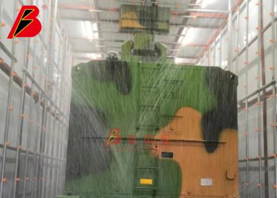 China Military Vehicle Water Test Booth 7006x6800x3600mm with PLC Control System and 186 Nozzle Spray System for sale