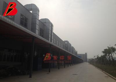 China BZB 69kw Shot Blasting Room for Industrial Surface Treatment - 15000×8000×6000mm Chamber, 10 Ton Capacity for sale